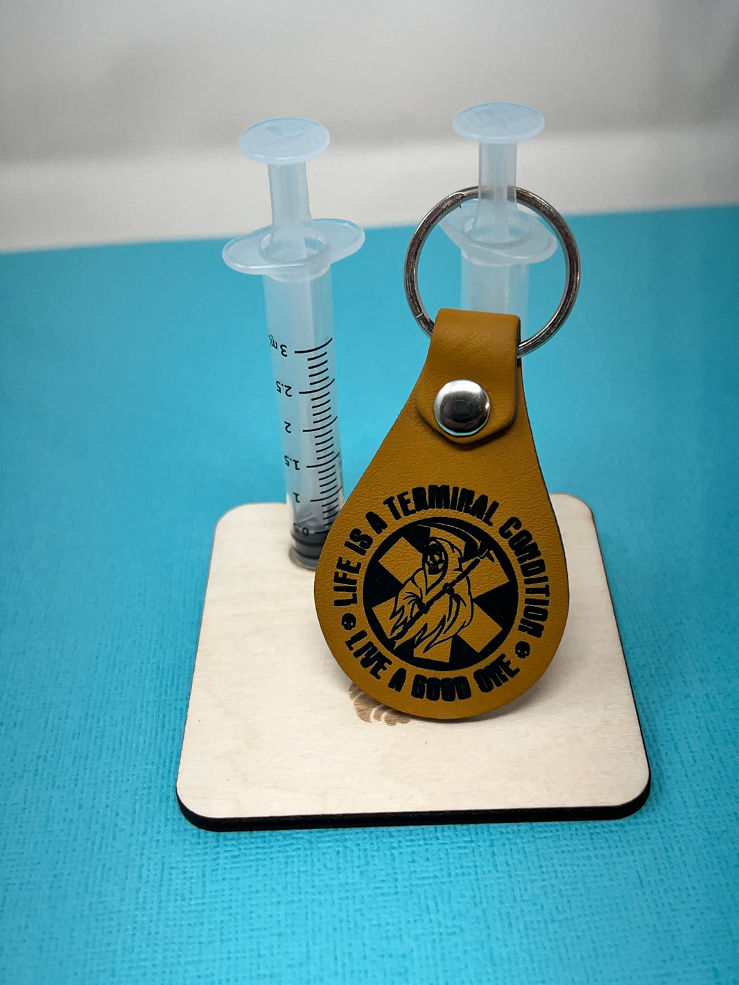 SLEEPY PARAMEDIC KEYCHAINS – TRACER MOUNTAIN ENGRAVING